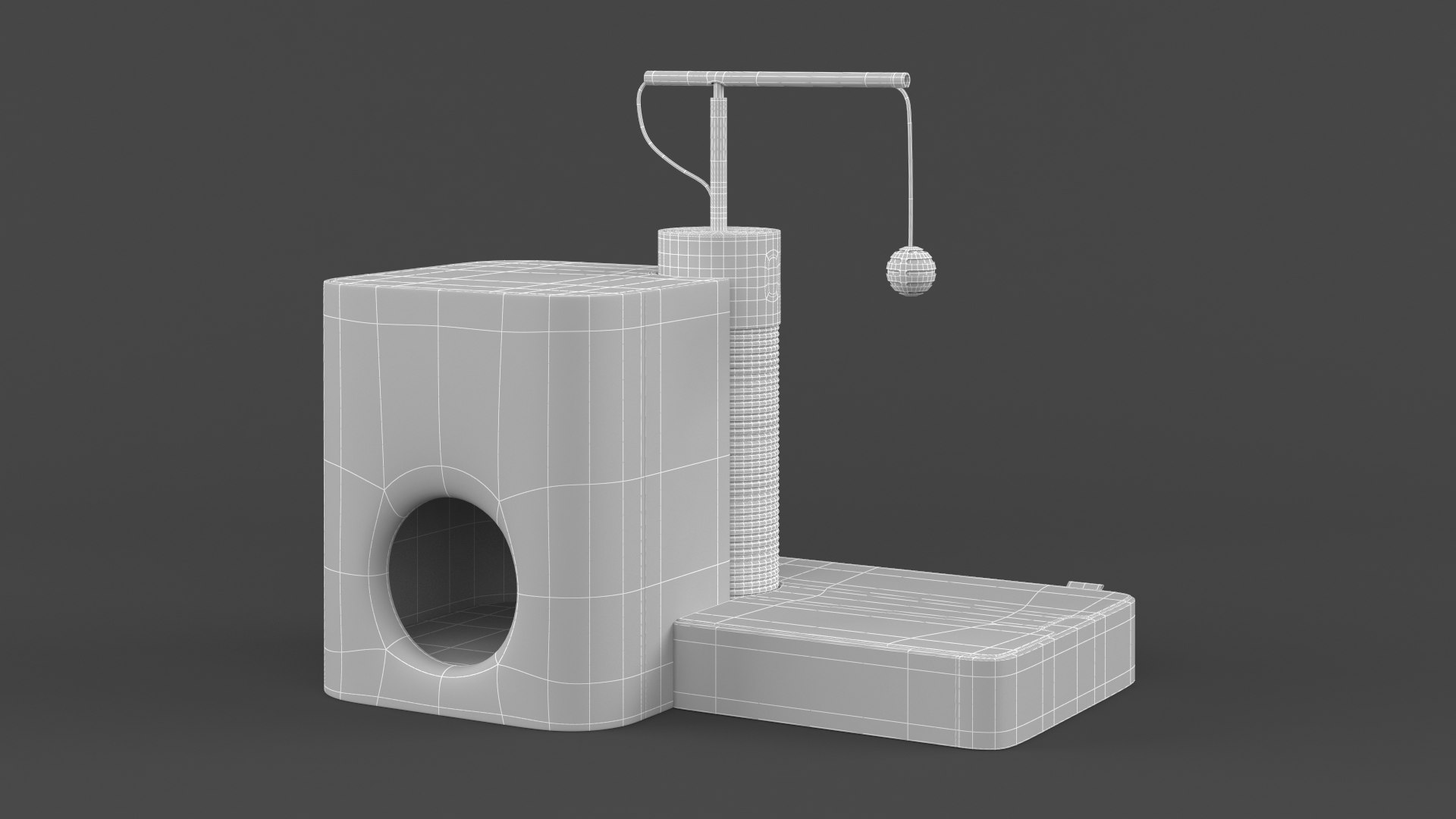 Cat House 3D Model - TurboSquid 2005481