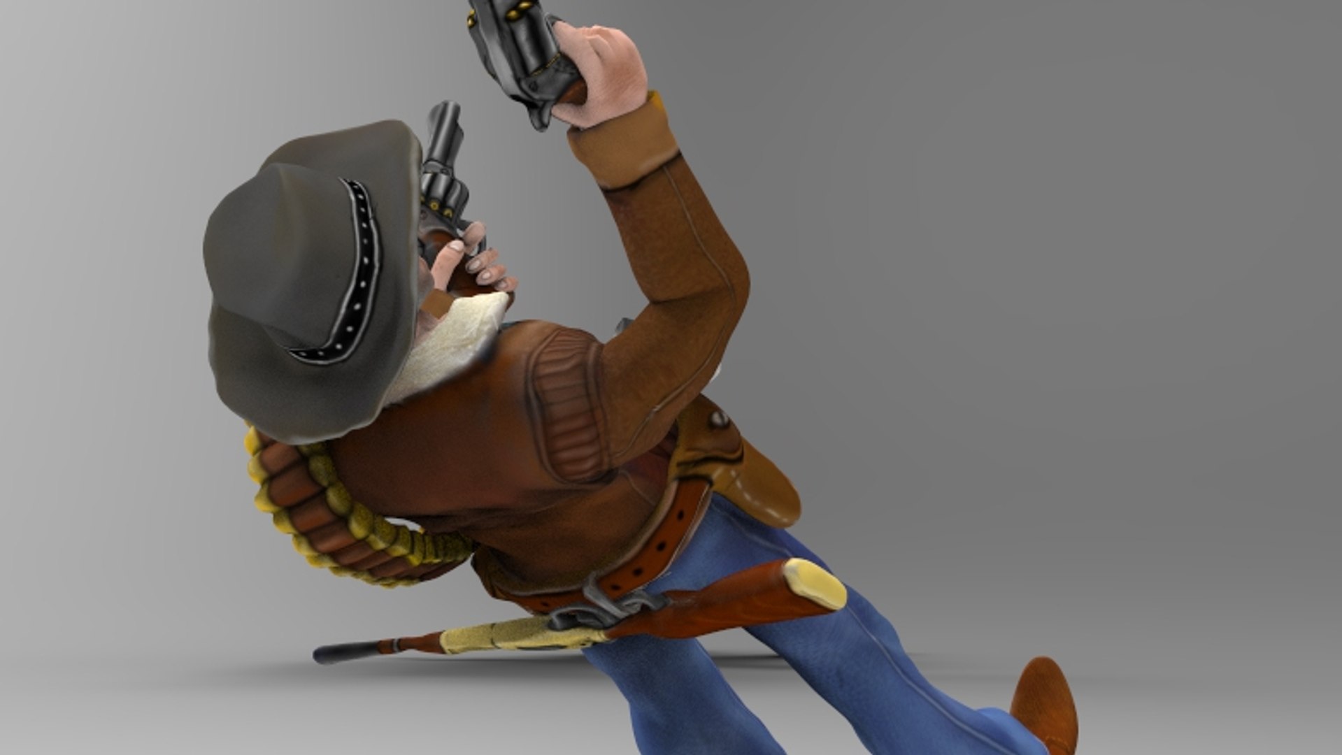 3d Model Cowboy