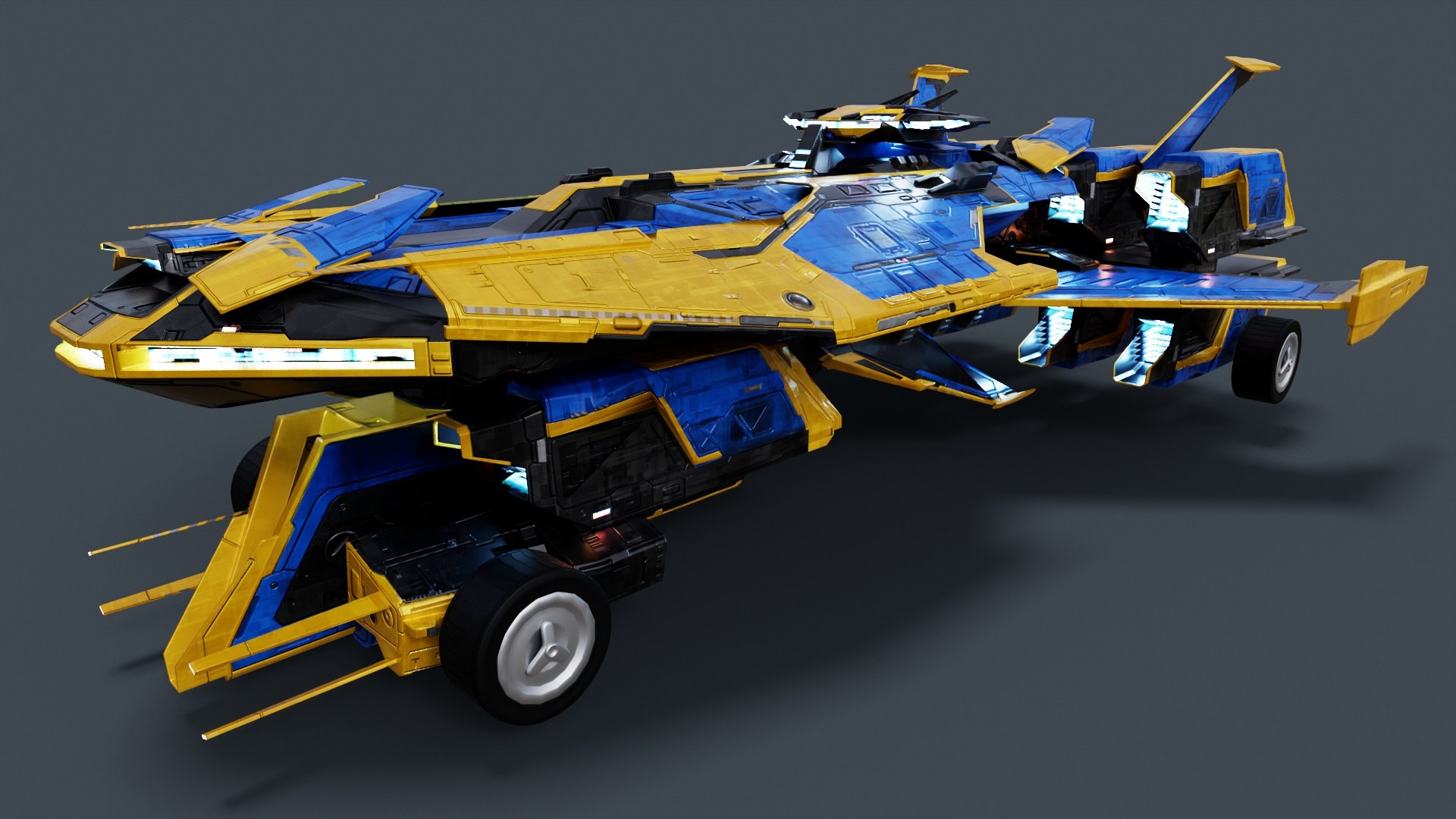 Space ship 3D model - TurboSquid 2178059