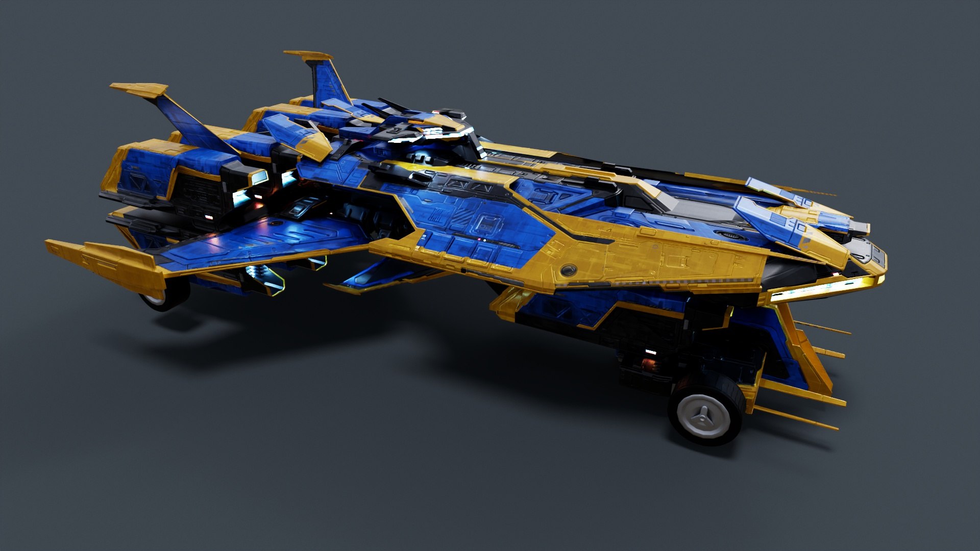 Space ship 3D model - TurboSquid 2178059