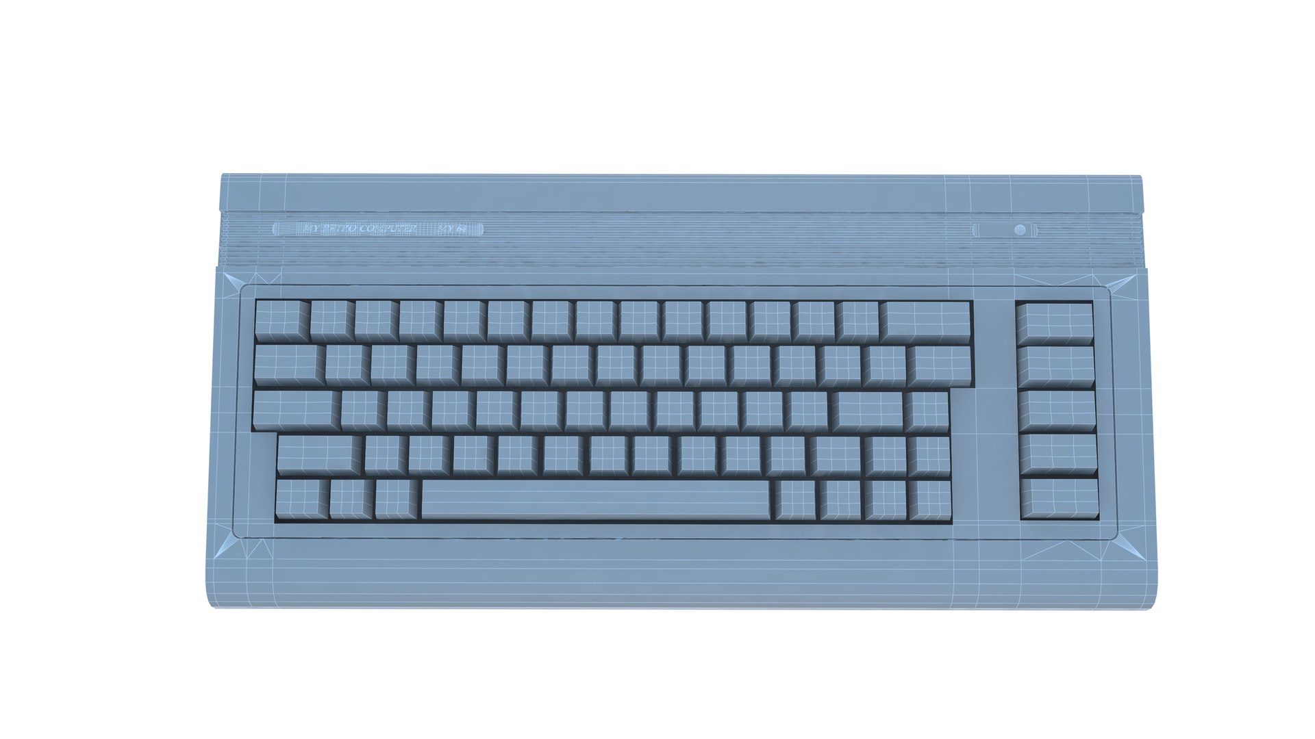 Vintage Keyboard 3D - TurboSquid 2046222
