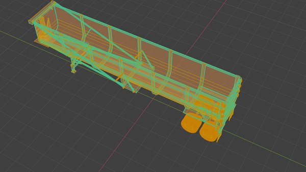 Dump Trailer 3D - TurboSquid 1748449