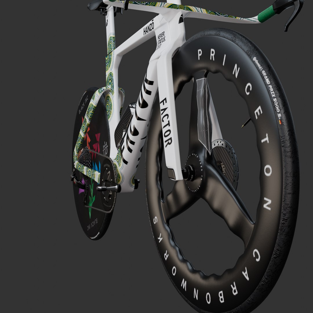 Factor Hanzo Time Trial Bike 3D Model - TurboSquid 2208749