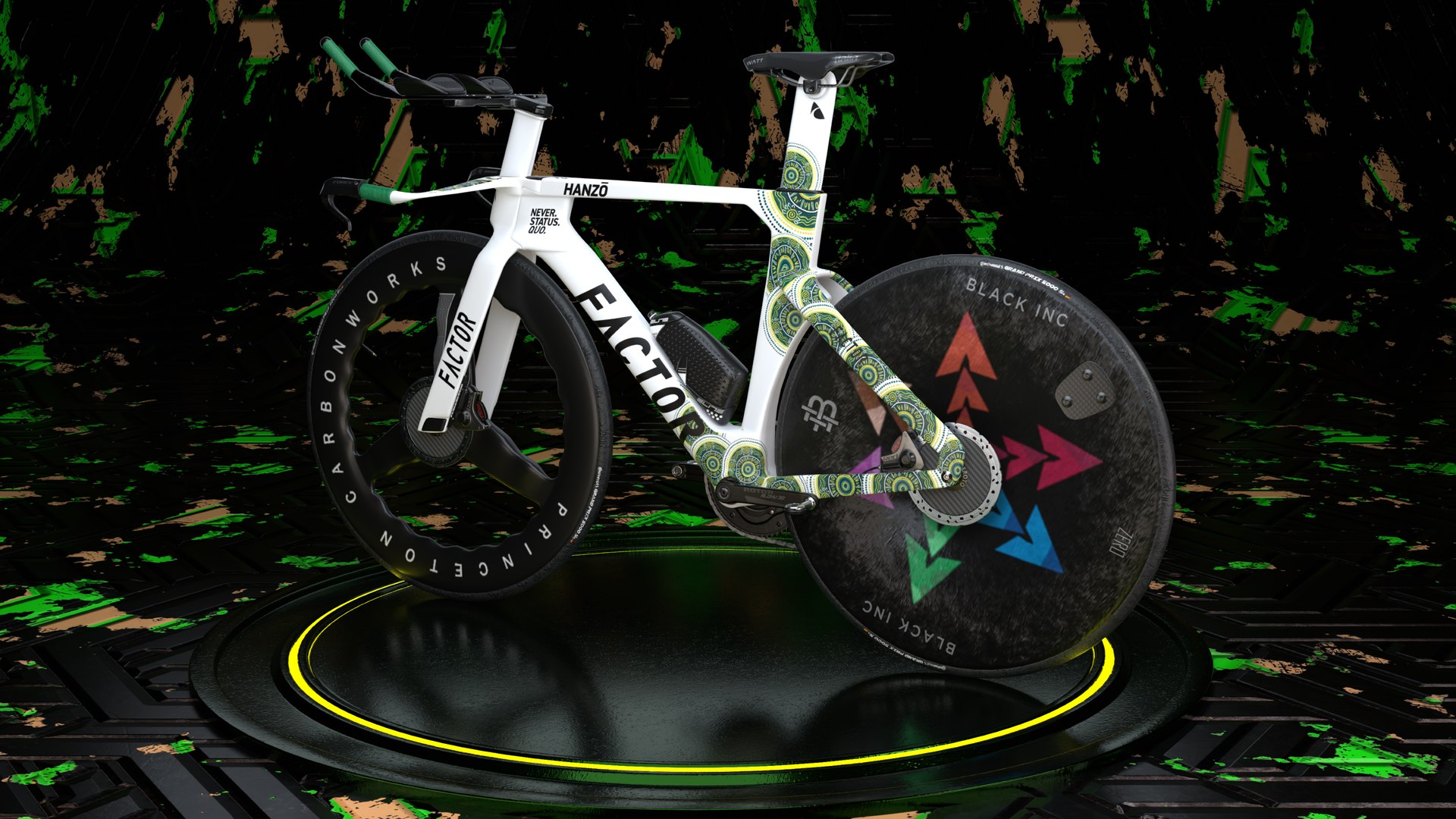 Factor Hanzo Time Trial Bike 3D Model - TurboSquid 2208749