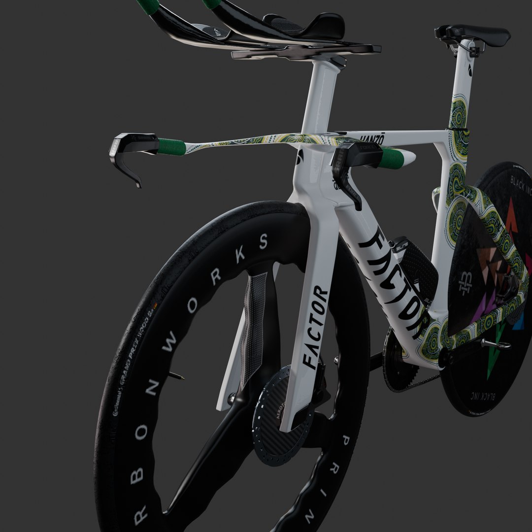 Factor Hanzo Time Trial Bike 3D Model - TurboSquid 2208749