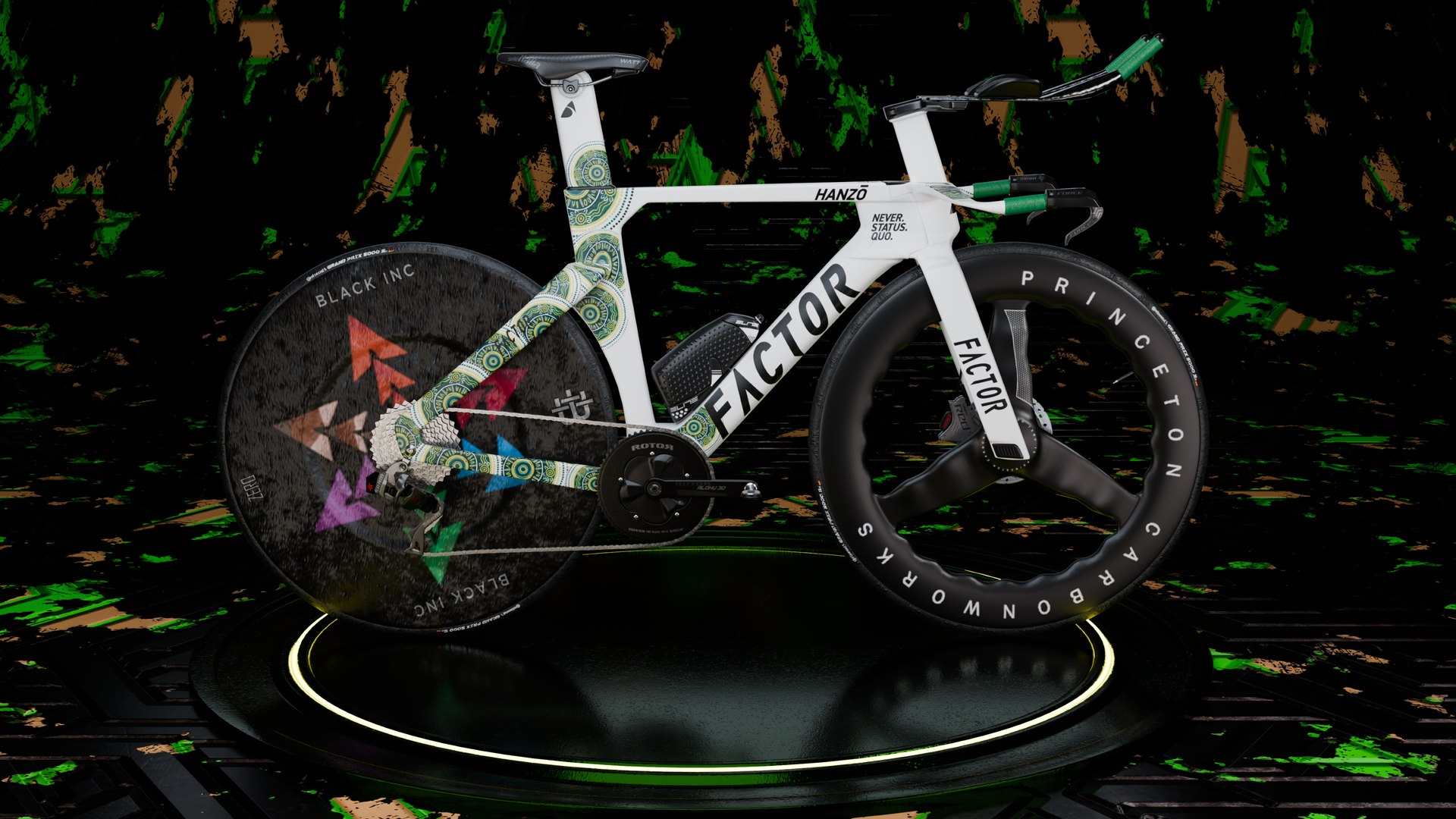 Factor Hanzo Time Trial Bike 3D Model - TurboSquid 2208749