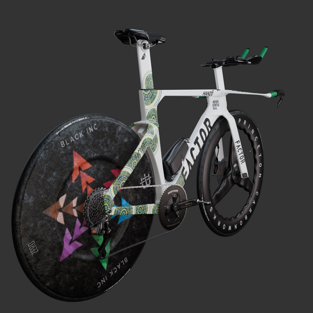 Factor Hanzo Time Trial Bike 3D Model - TurboSquid 2208749