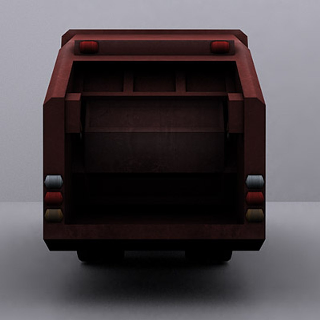 3d Ready Garbage Truck Model