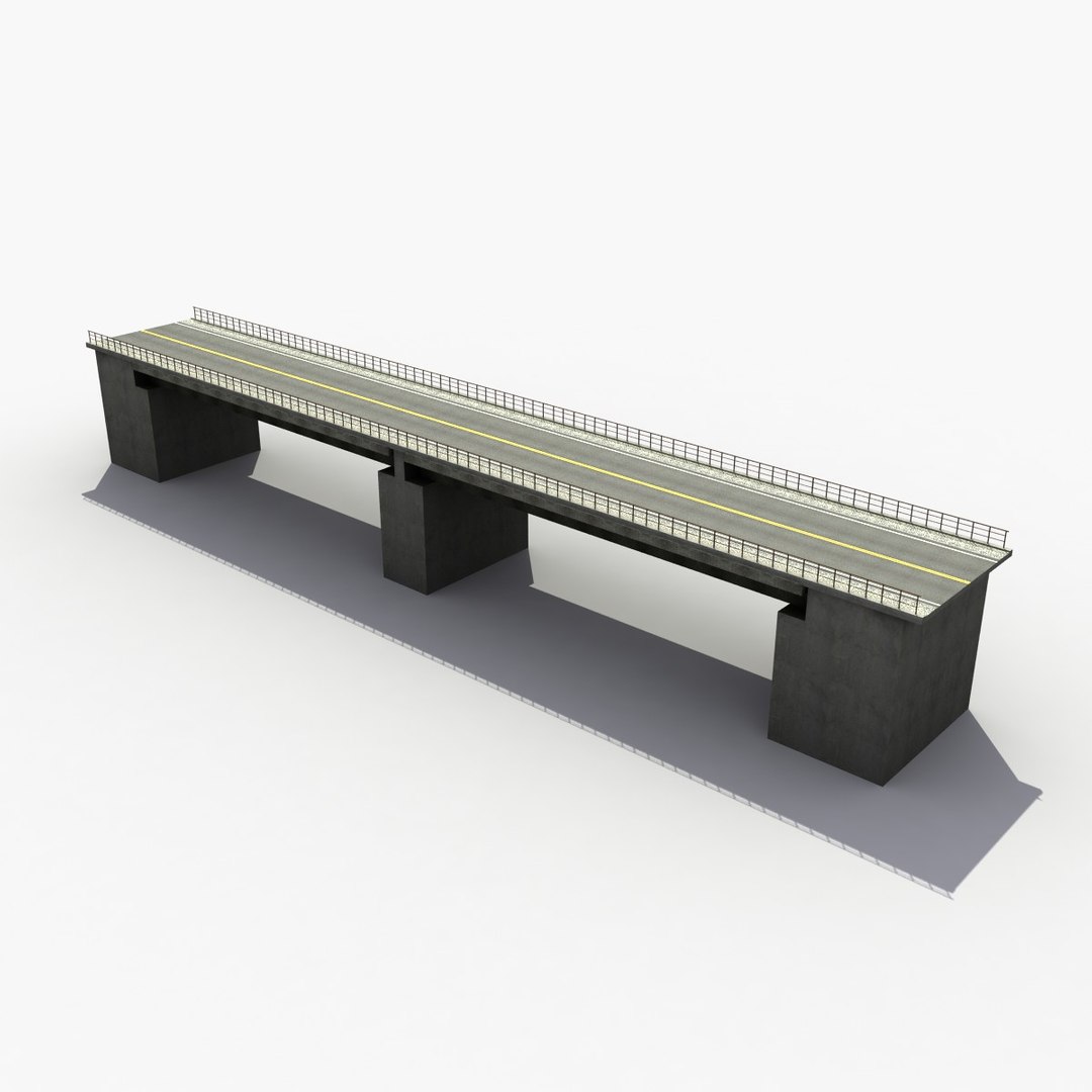 3d Model Overpass Bridge