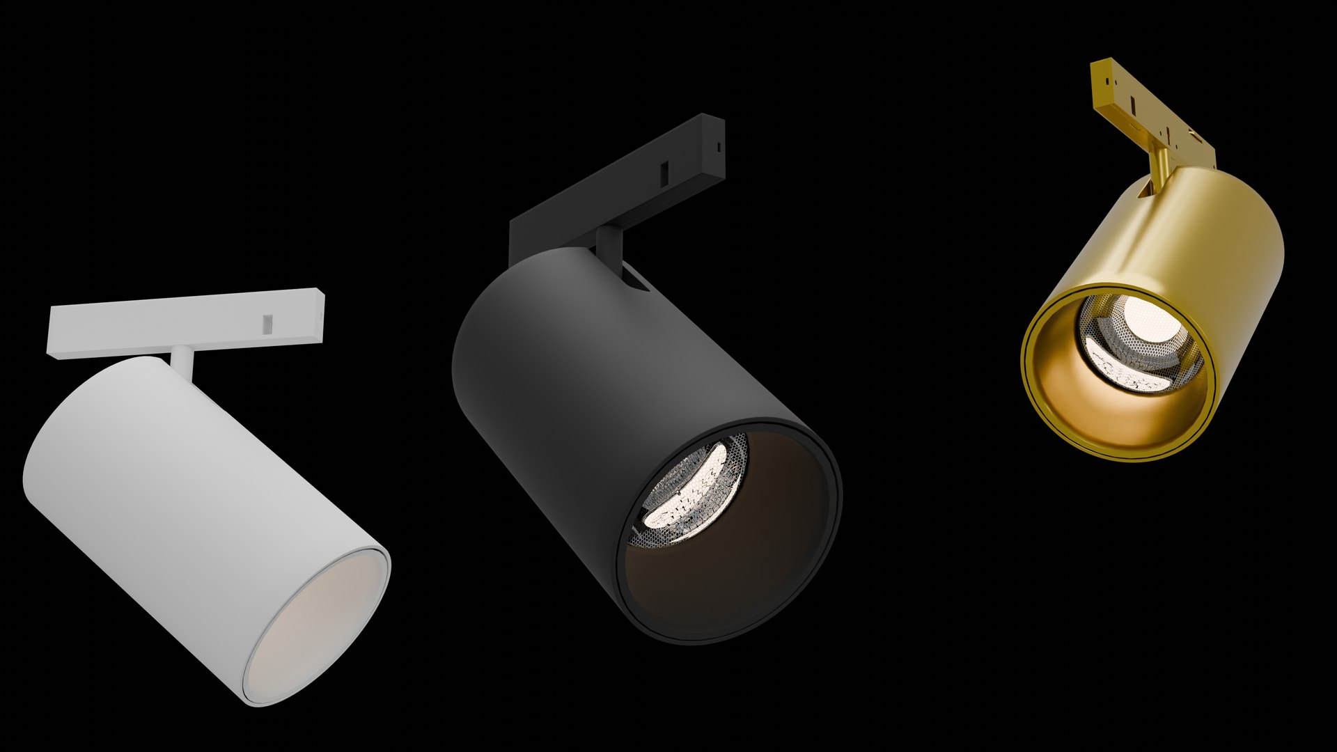 3D Track Spot Light SET Model - TurboSquid 2343041