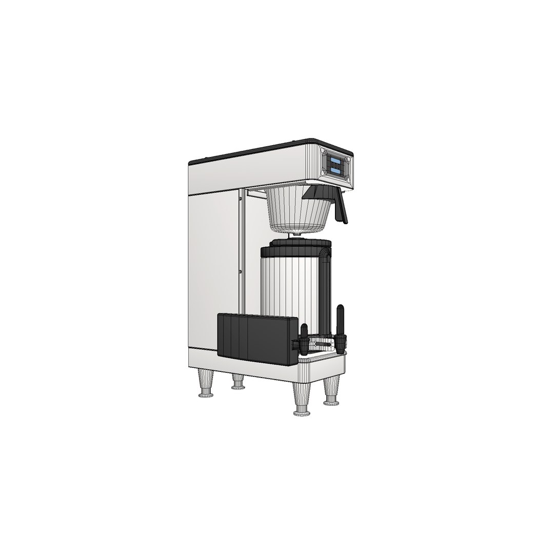 3D BUNN ICB SH Soft Heat Coffee Brewer - TurboSquid 1899684
