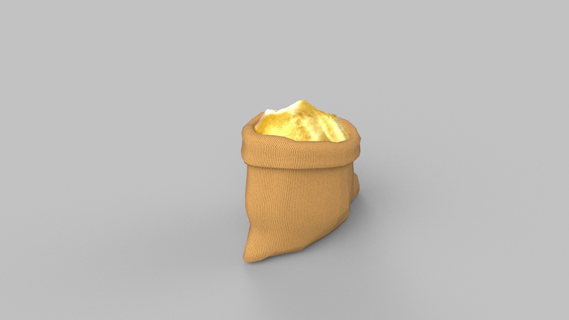 Sack Of Gold 3D Model - TurboSquid 1865133