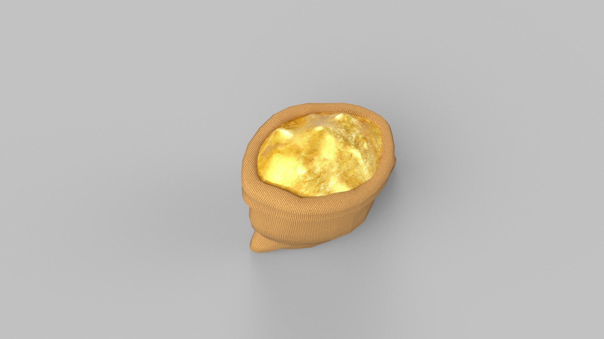 Sack Of Gold 3D Model - TurboSquid 1865133