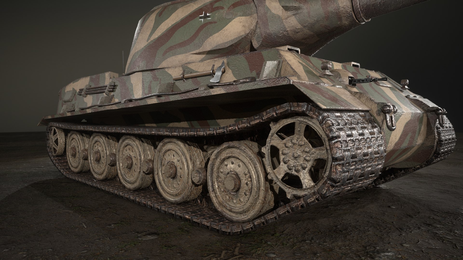 German Panzer Vii Lowe Model - TurboSquid 1426139