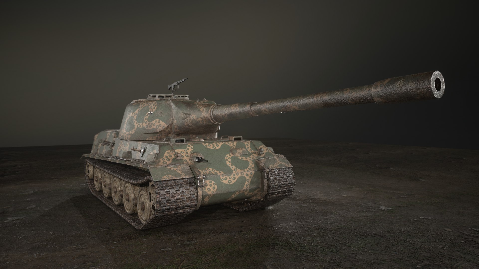 German panzer vii lowe model - TurboSquid 1426139