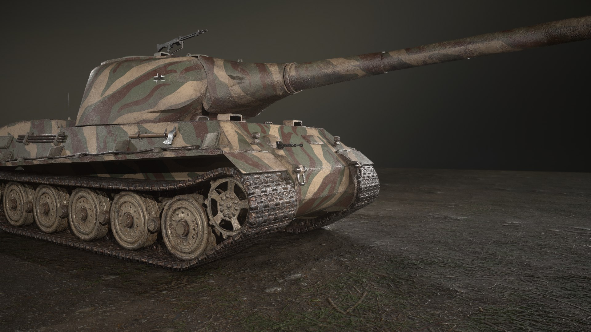 German Panzer Vii Lowe Model - TurboSquid 1426139