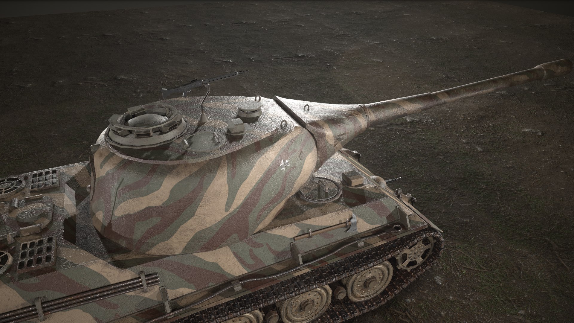 German panzer vii lowe model - TurboSquid 1426139