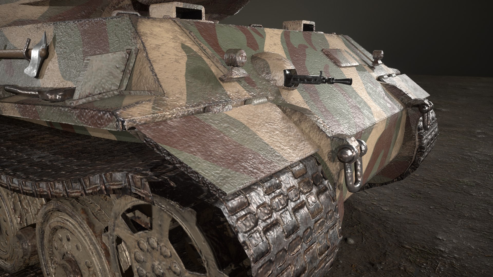 German panzer vii lowe model - TurboSquid 1426139