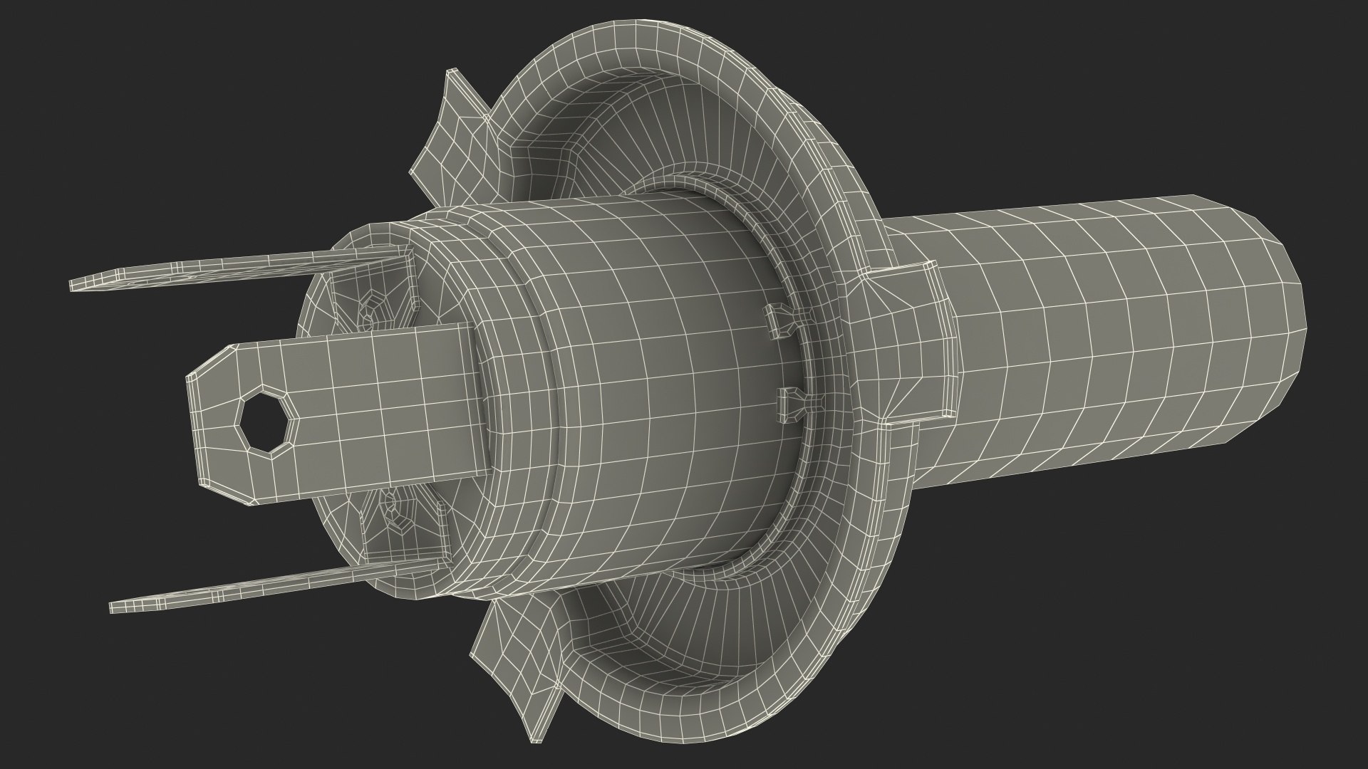 Automotive H4 Halogen Light Model - TurboSquid 1629752