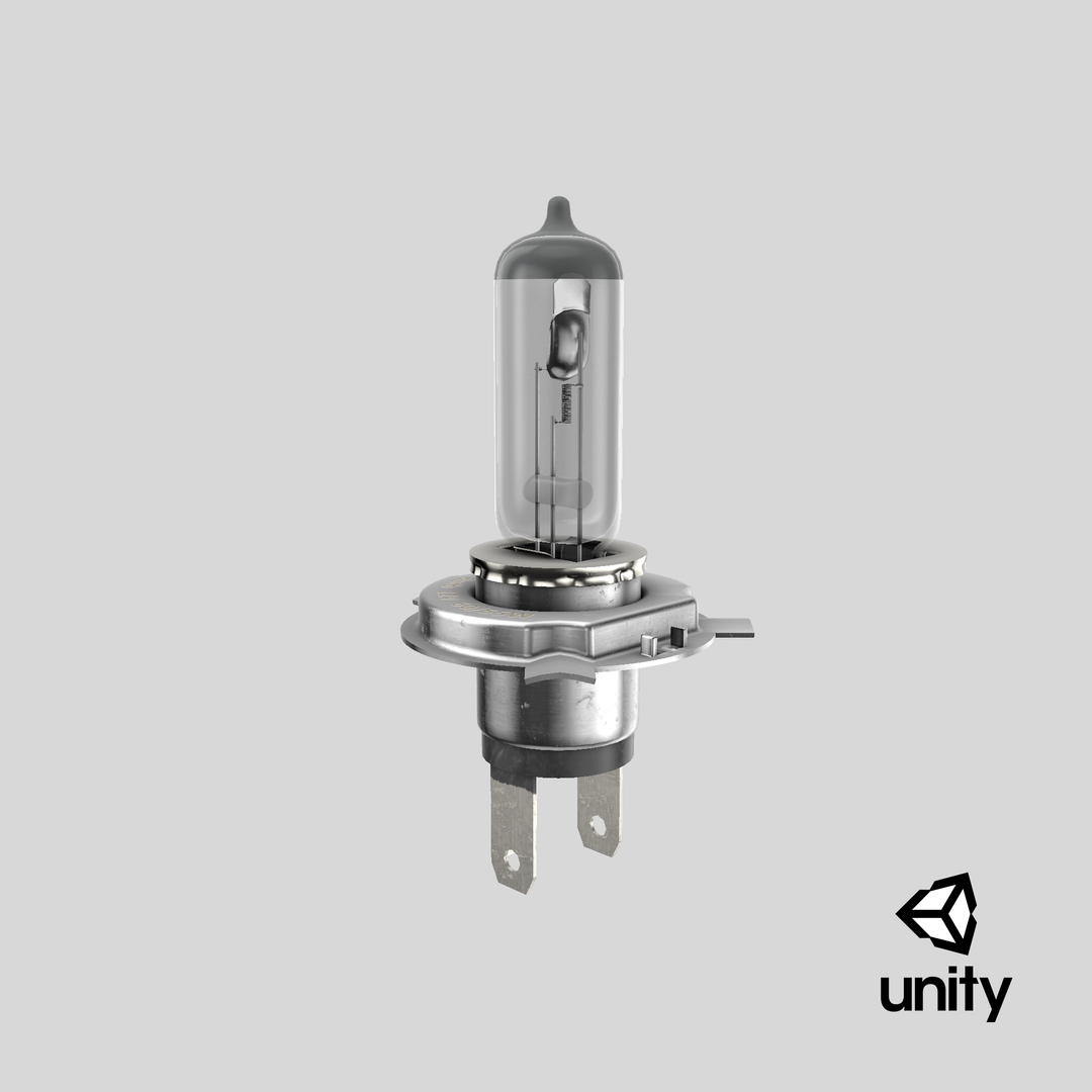 Automotive h4 halogen light model - TurboSquid 1629752