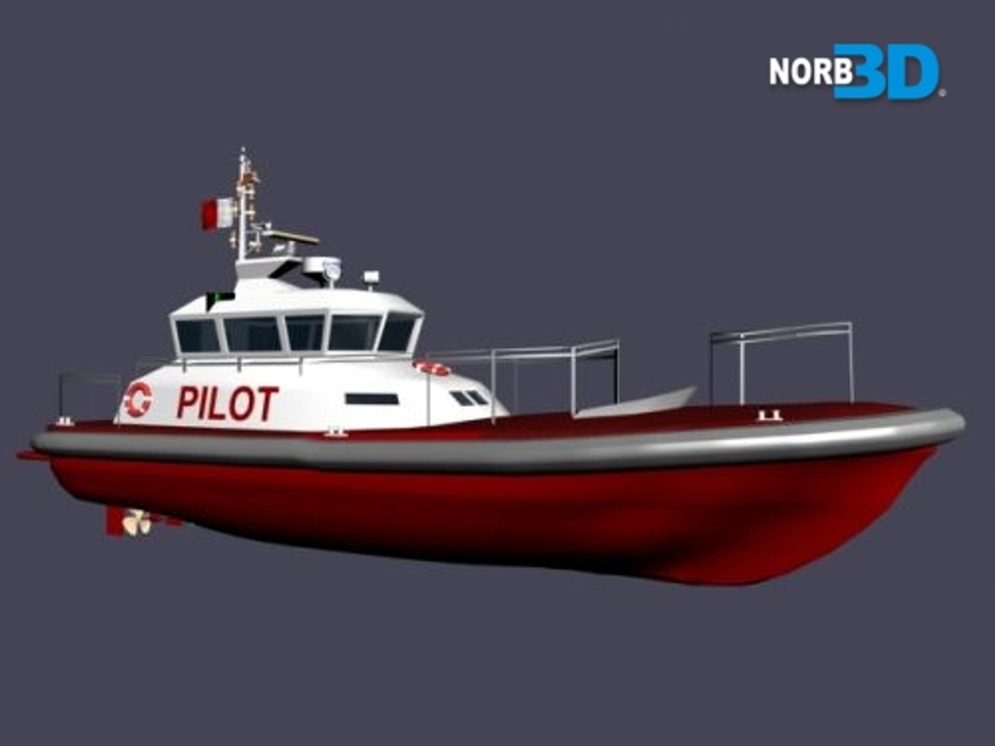 Pilot Boat 3d 3ds