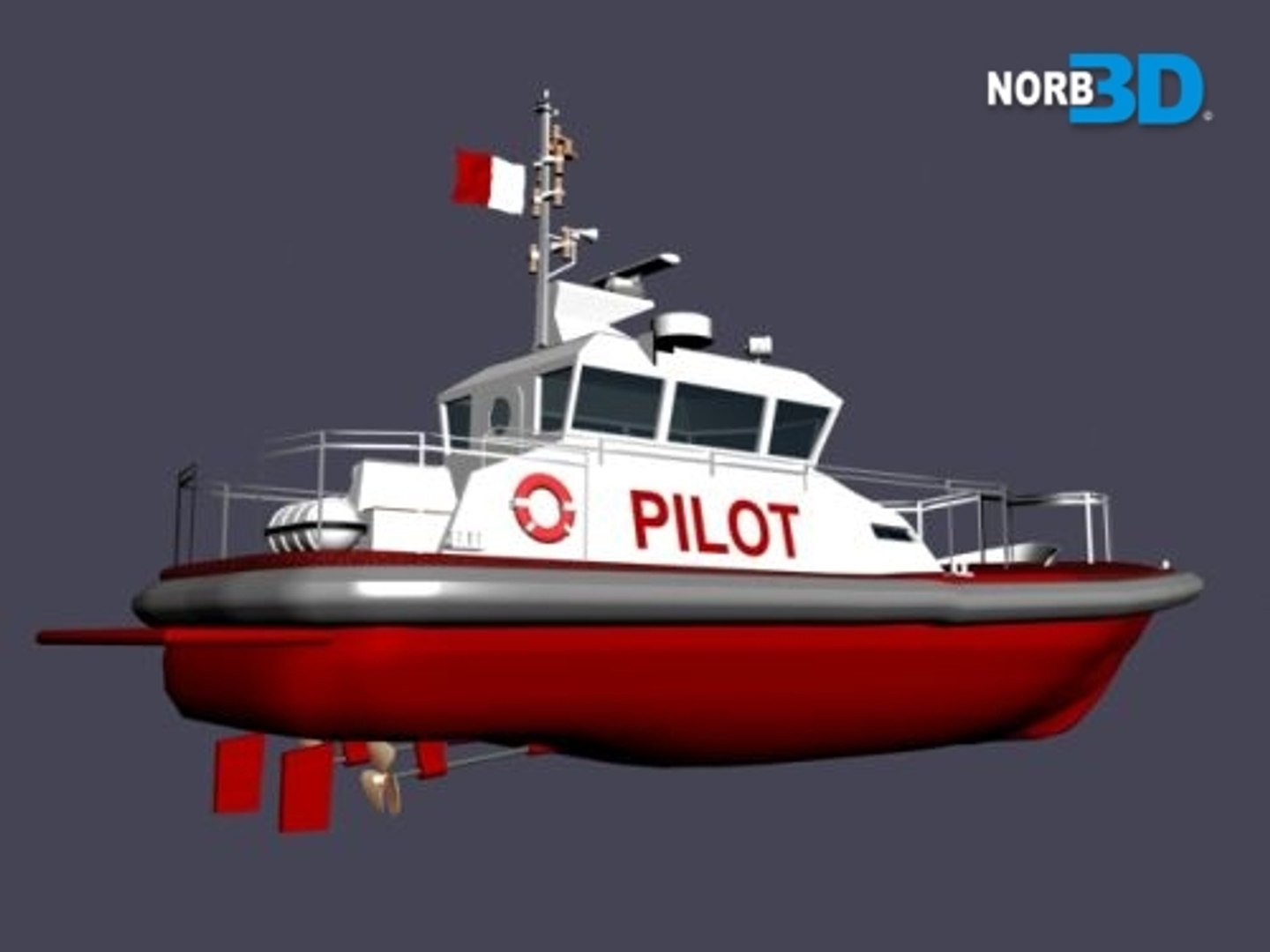 Pilot Boat 3d 3ds