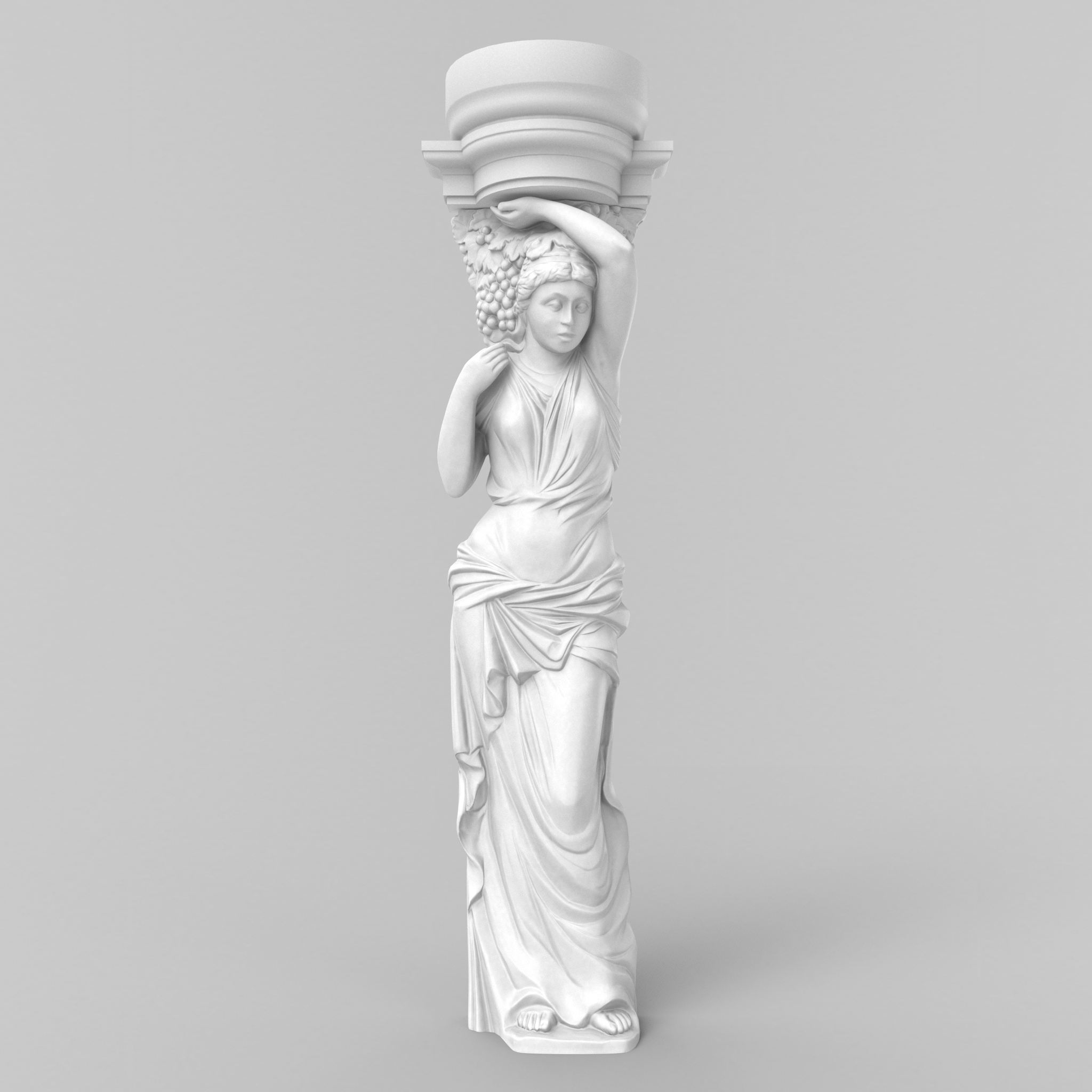 Pillar Statue01 3D Model 3D model - TurboSquid 1898897