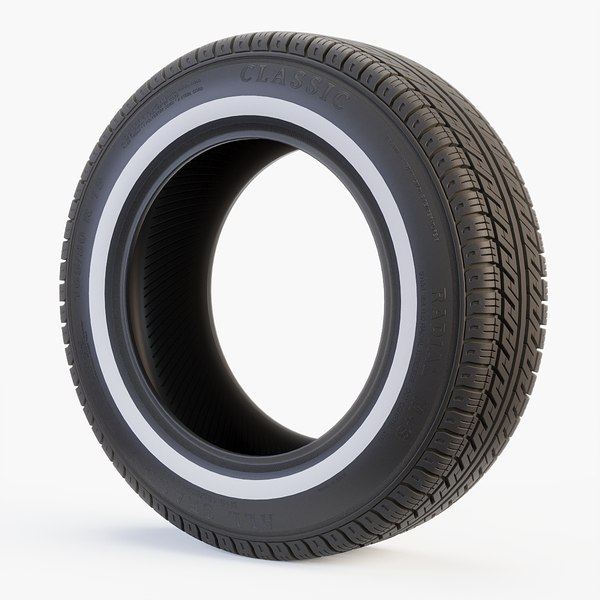 modelo 3d Classic Car Tyre - TurboSquid 2013695