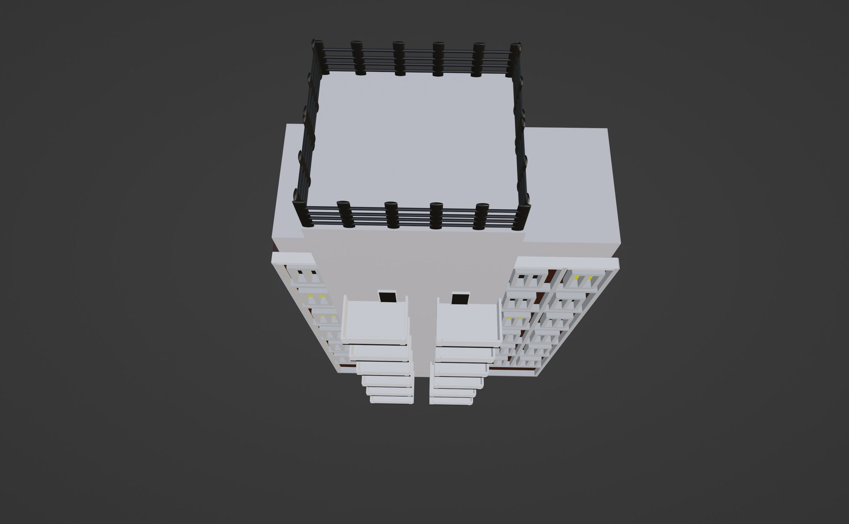 3D Monolithic Multi-storey Building - TurboSquid 1954435