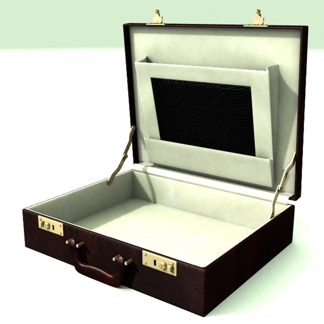 3d Model Of Brief Case Briefcase
