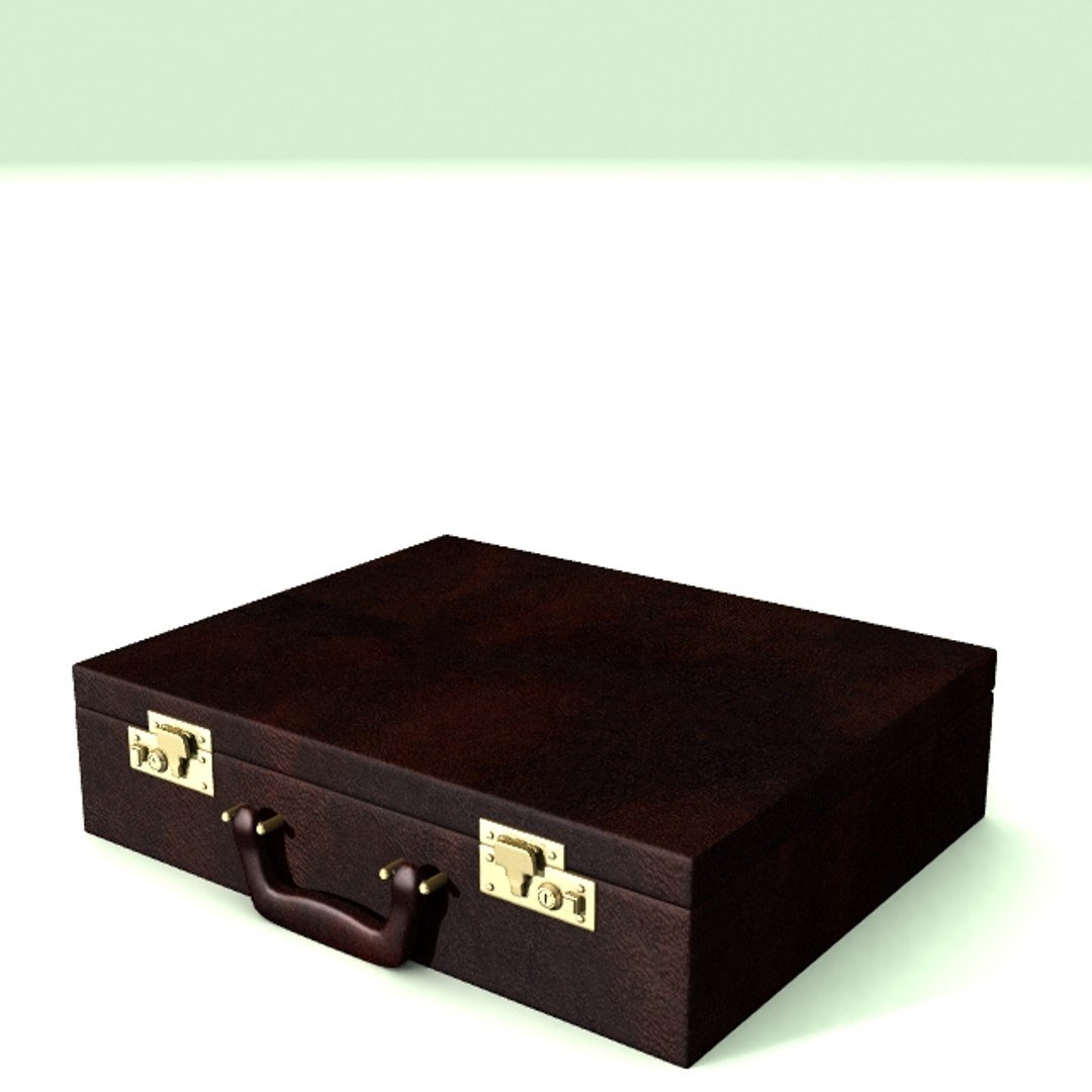 3d Model Of Brief Case Briefcase