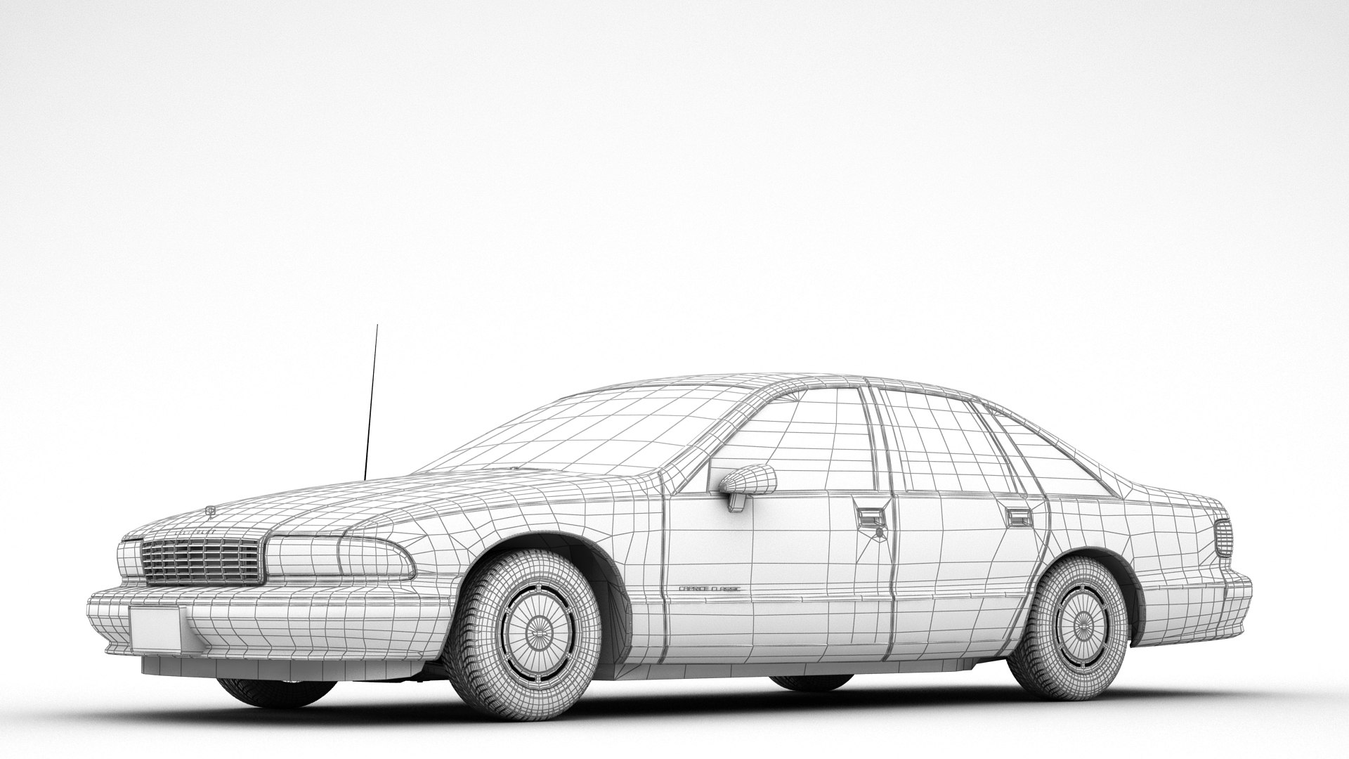 3D Model Chevrolet Caprice Classic 1994 - TurboSquid 2010725