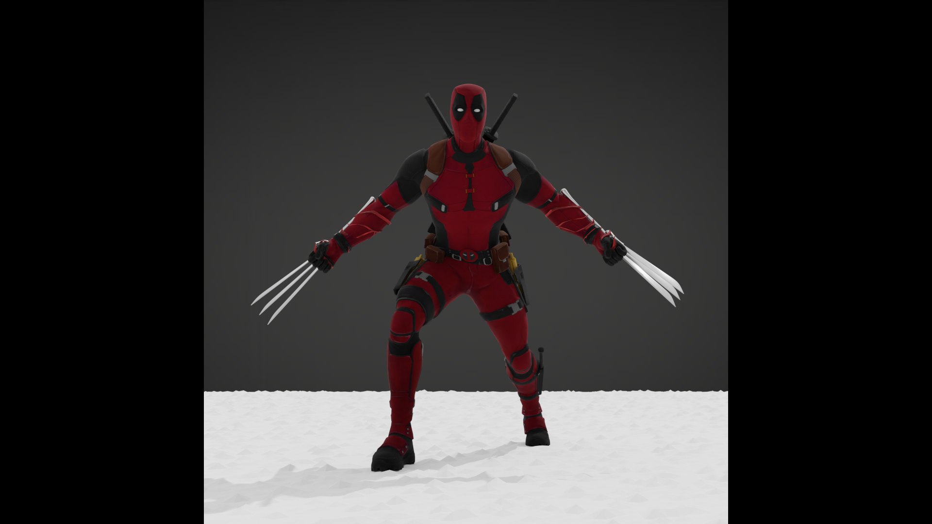 Deadpool 3D Model With Claws 3D Model - TurboSquid 2278791