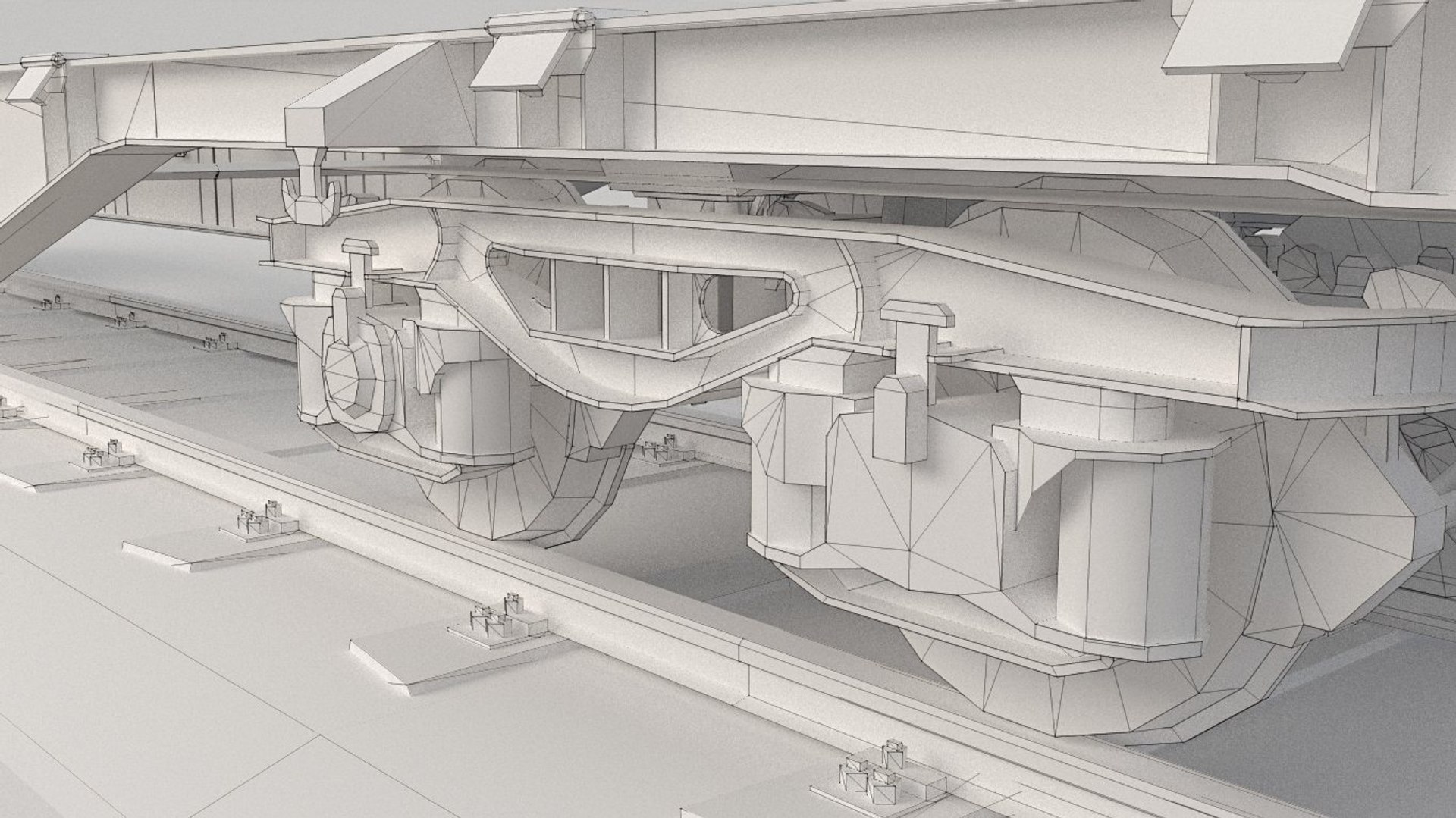 3D Model Train Platform Flat - TurboSquid 1524287