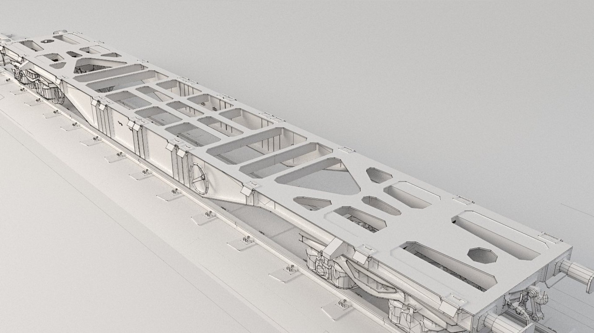 3D Model Train Platform Flat - TurboSquid 1524287