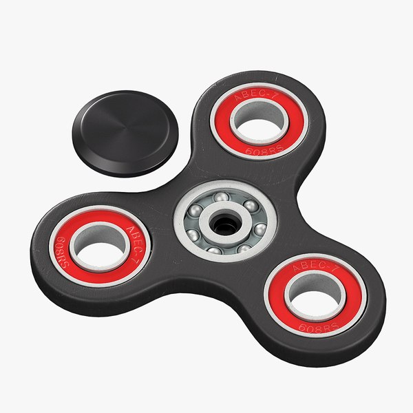 Tri spinner fidget model - TurboSquid 1160315