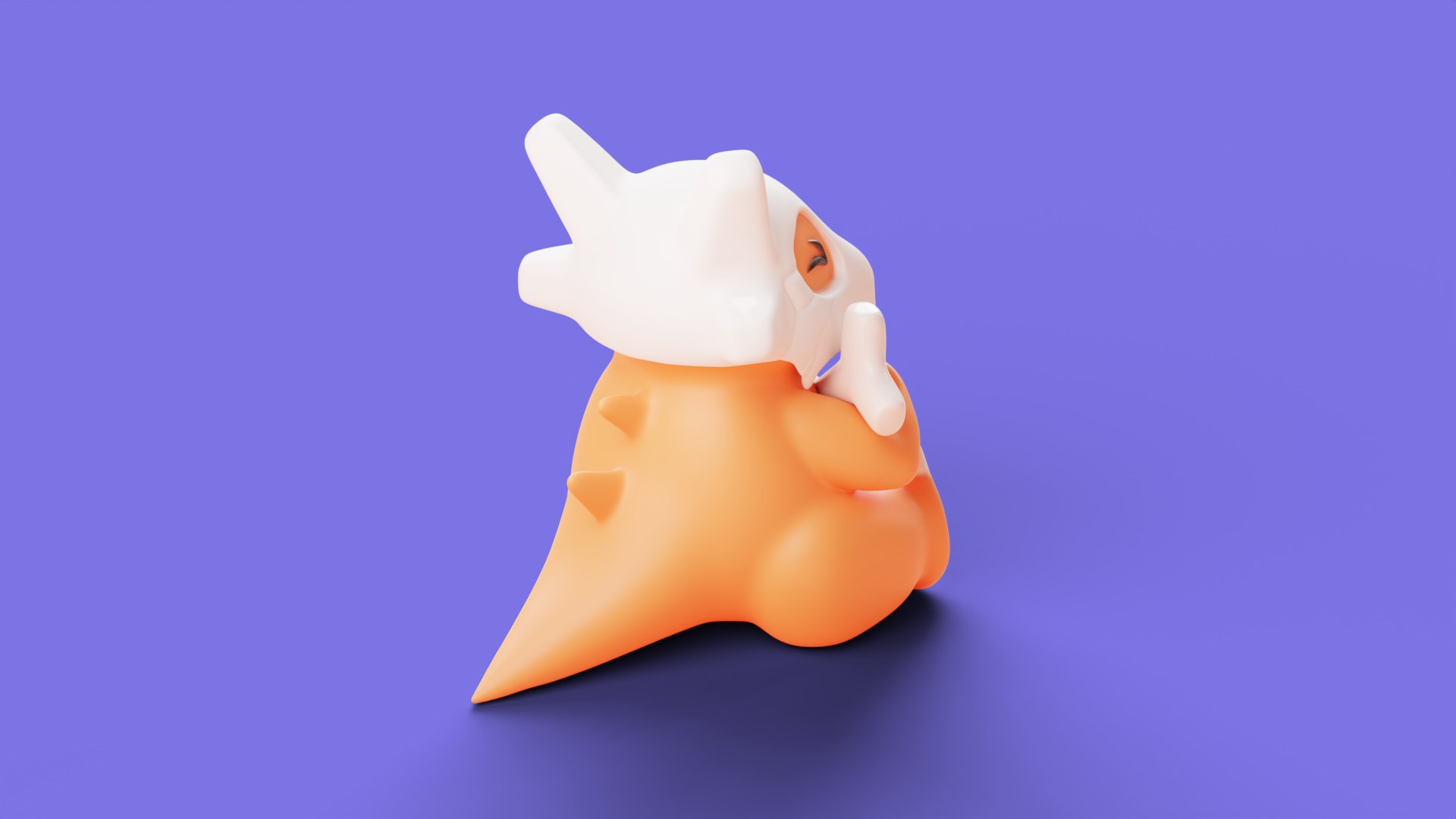 3D Pokemon Cubone Character - TurboSquid 2113386