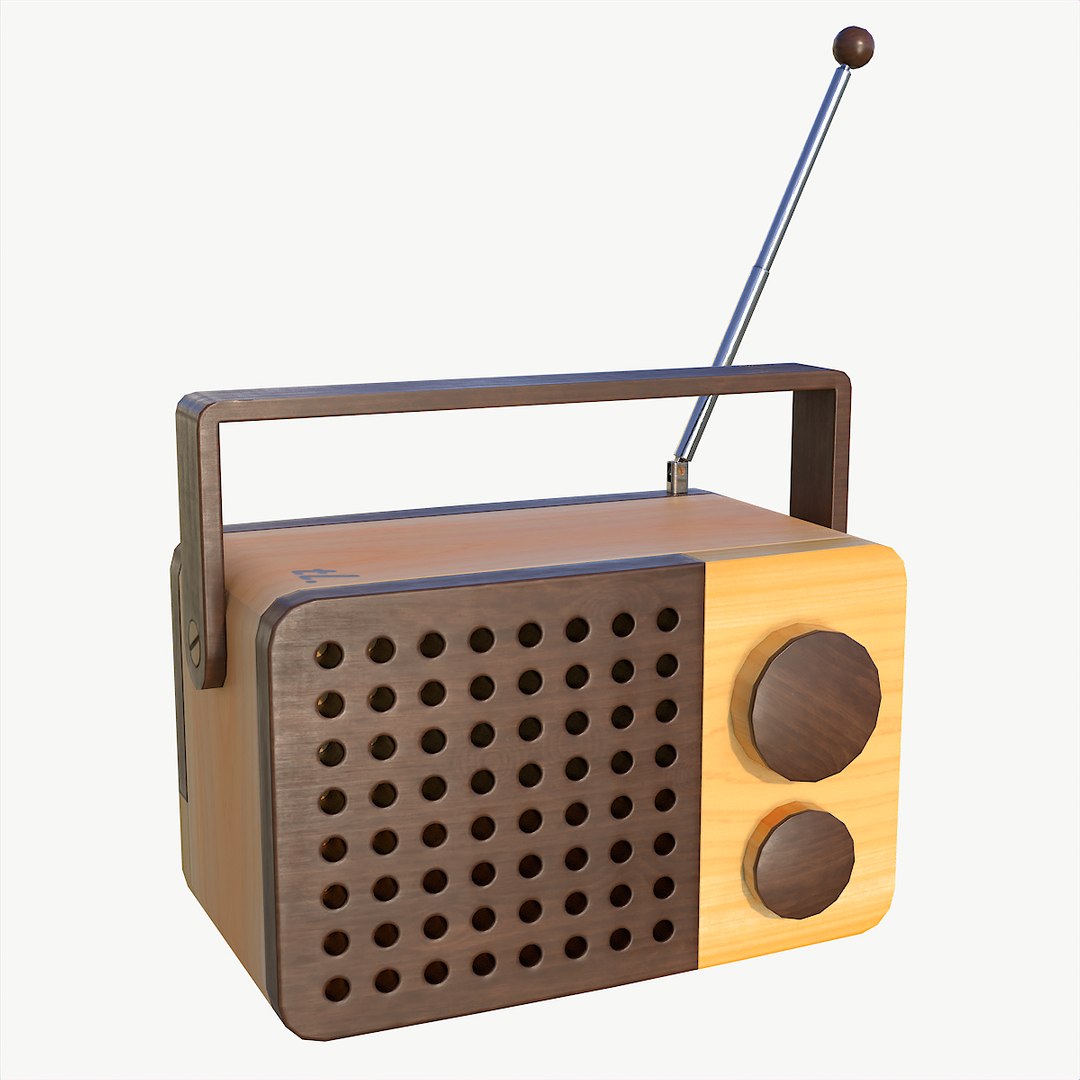 Free 3D Model Minimalist Radio - TurboSquid 2079668