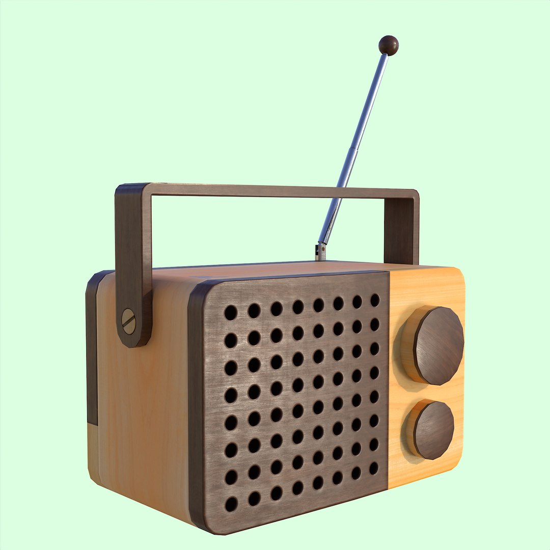 Free 3D Model Minimalist Radio - TurboSquid 2079668
