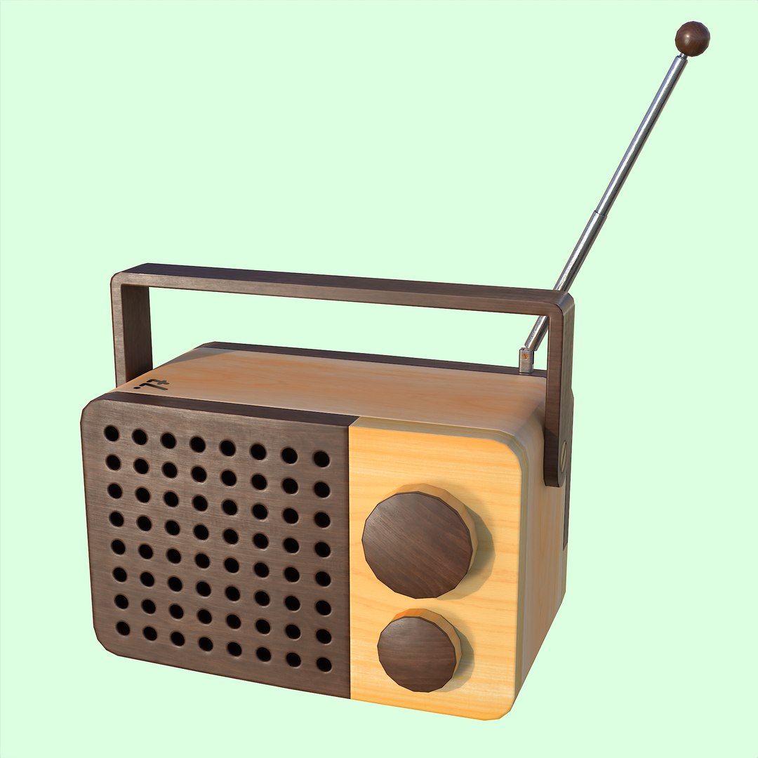 Free 3D Model Minimalist Radio - TurboSquid 2079668