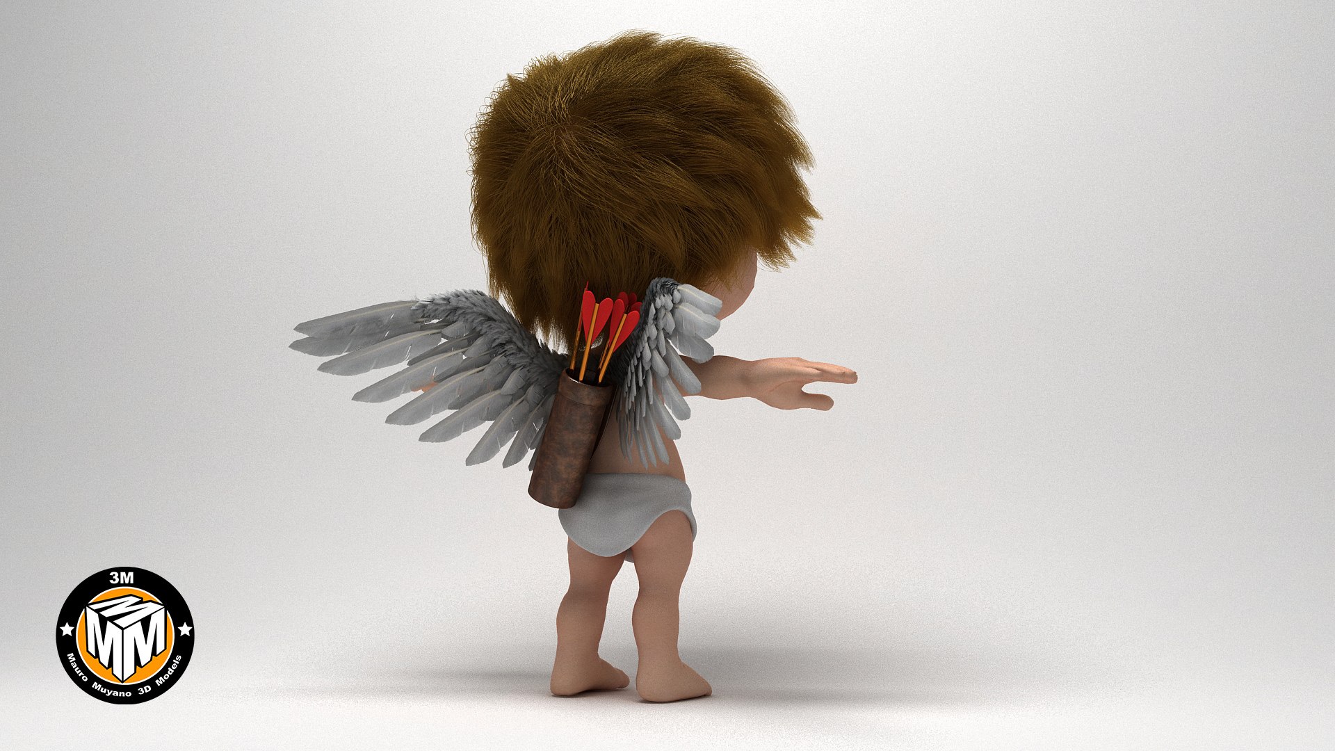 3D Cupid Angel - TurboSquid 1274873