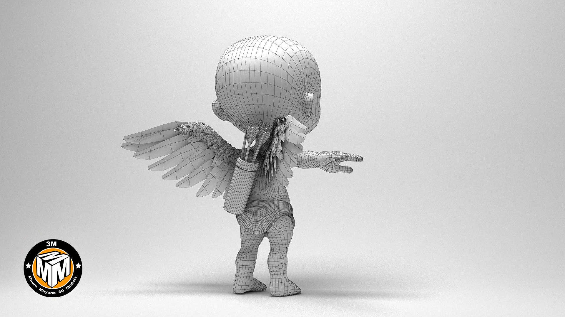 3D Cupid Angel - TurboSquid 1274873
