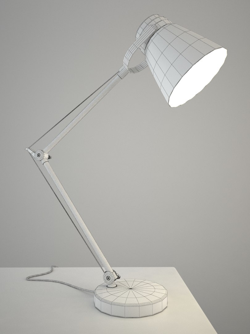 3d desk lamp model