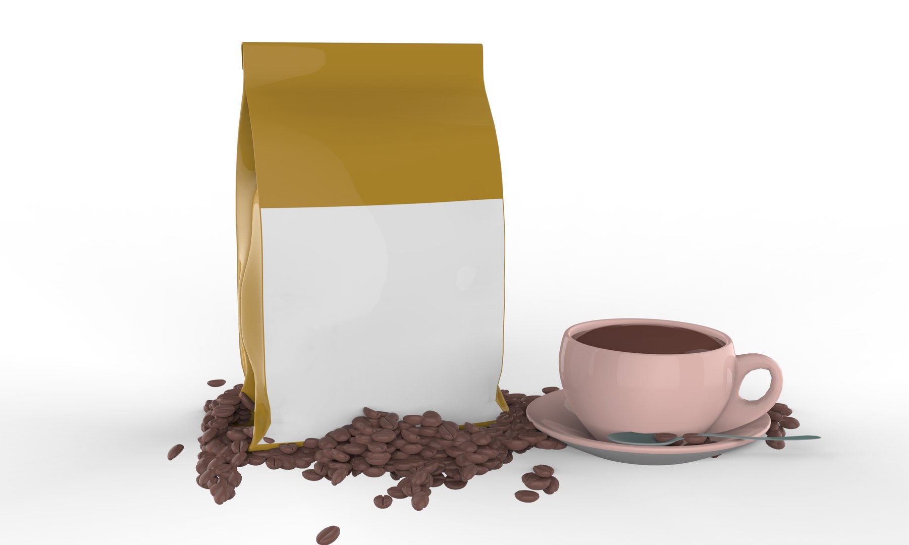 Coffee Bag 3D - TurboSquid 2173510