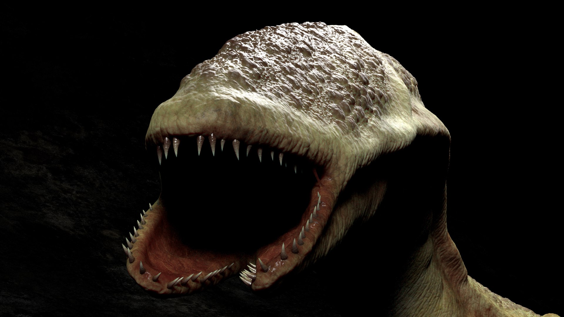 Free 3D Giant Worm Creature - TurboSquid 2231916