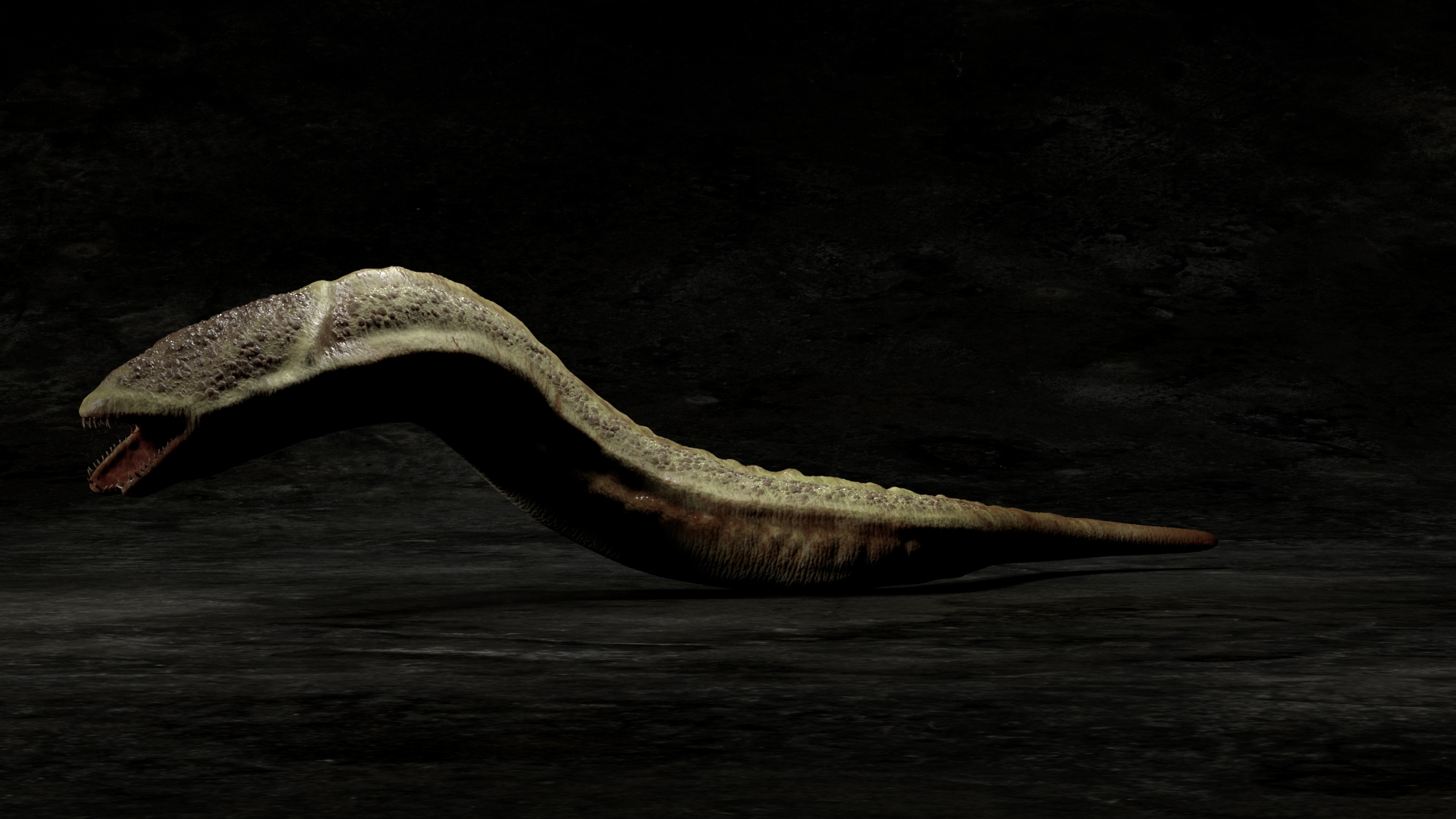 Free 3D Giant Worm Creature - TurboSquid 2231916