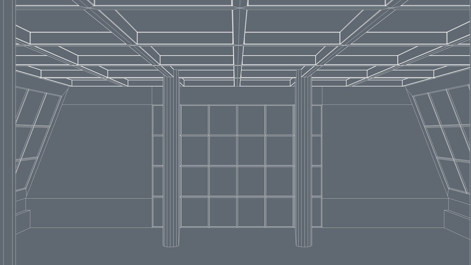 3D Futuristic Warehouse Model - TurboSquid 2204321