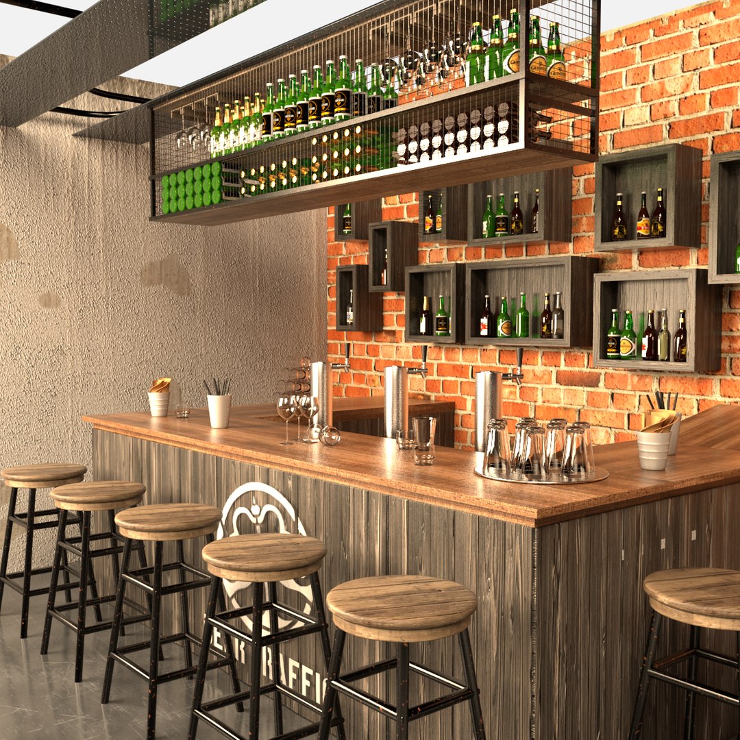 3d Model Bar