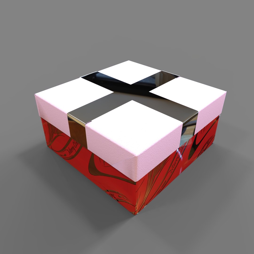 3d max gift box