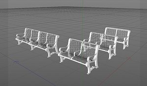 Download 3D Park Bench SketchUp Models - TurboSquid